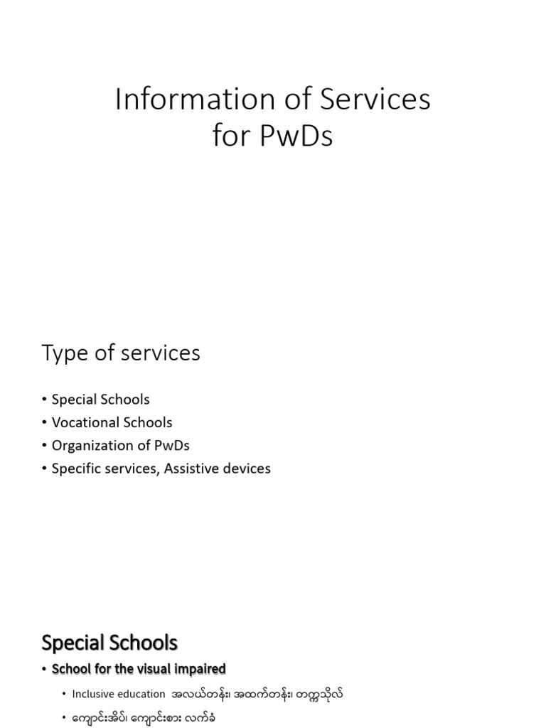 Information of PwDs | PDF
