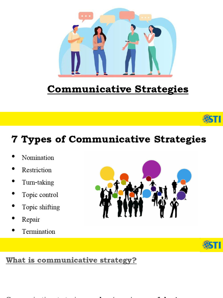 7 Key Communicative Strategies Explained | PDF | Communication | Chocolate