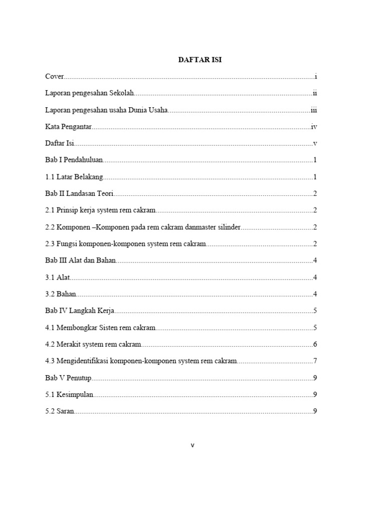 DAFTAR ISIlaporan Marulitua | PDF