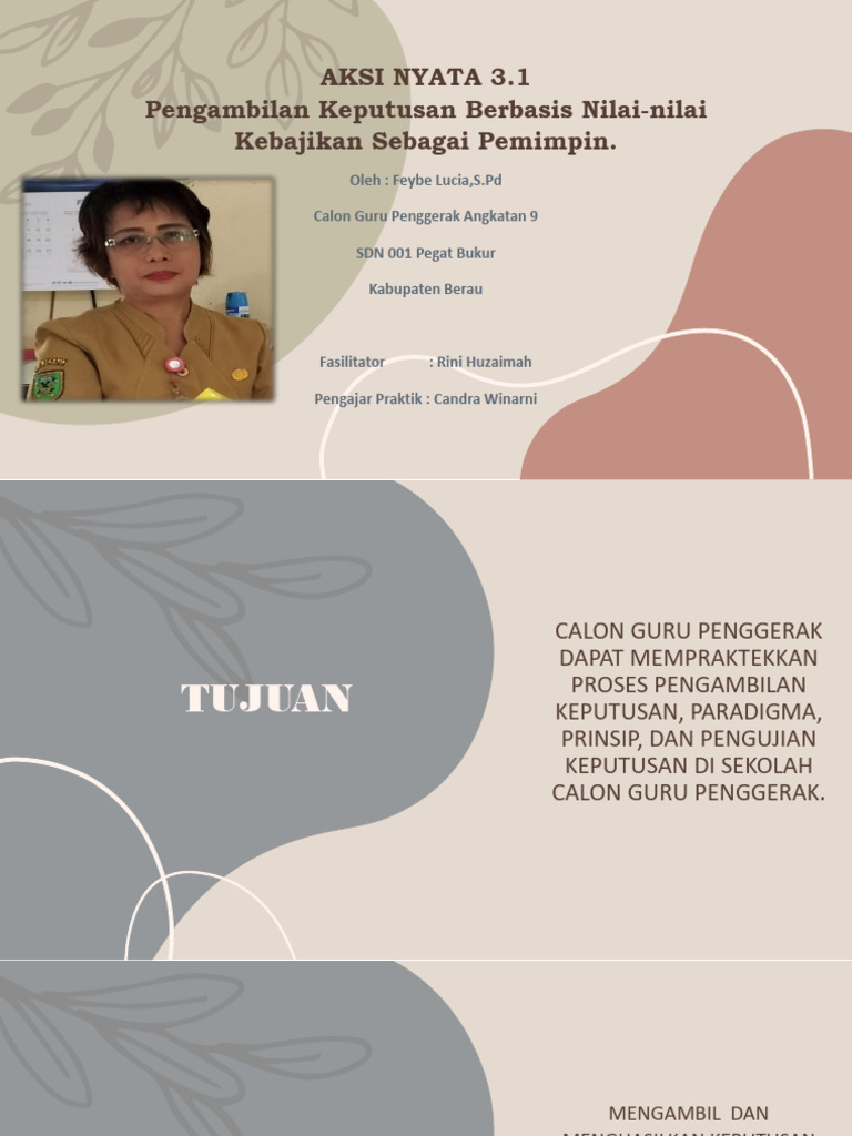 AKSI NYATA 3.1 Guru Penggerak | PDF | Karier & Perkembangan