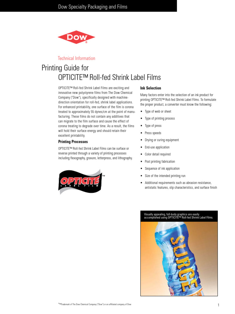500-06501 - Printing Guide For OPTICITE RFS Label Films - 09-10-09 ...
