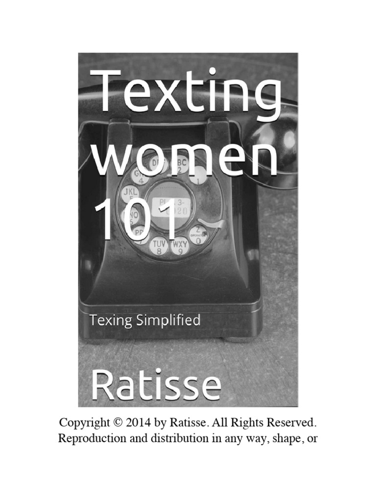 Texting Women 101 Texting Simplified | PDF | Cost Of Living | Feeling