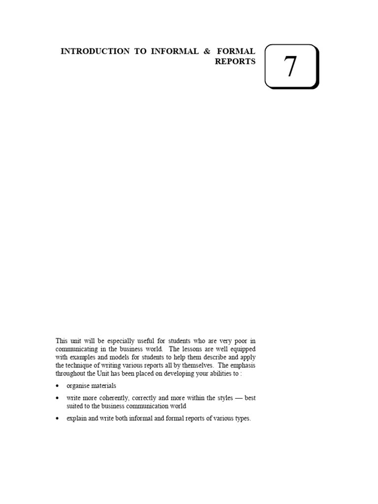 Unit 07 | PDF | Memorandum | Paragraph
