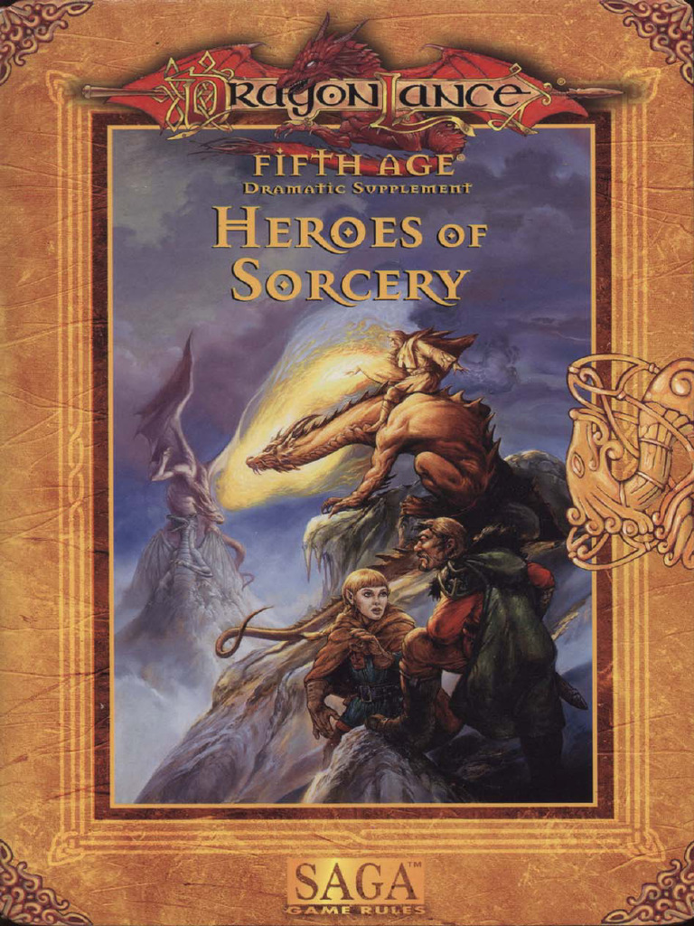 TSR Inc - AD&D 2nd Edition - Dragonlance - Heroes of Sorcery | PDF