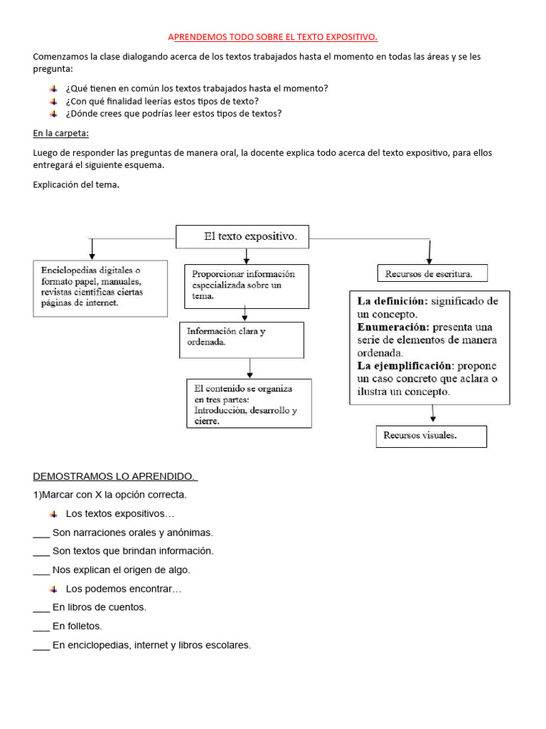 Aprendemos Todo Sobre El Texto Expositivo Mas Clases | PDF | Agua