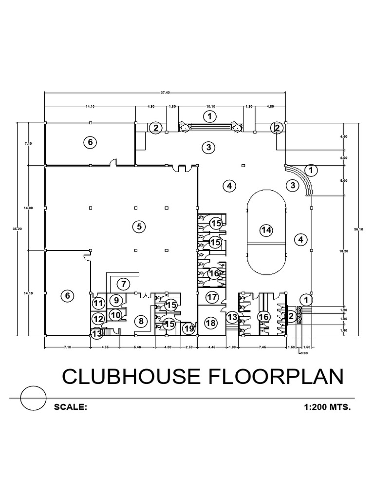 CLUBHOUSE-FLOORPLAN | PDF