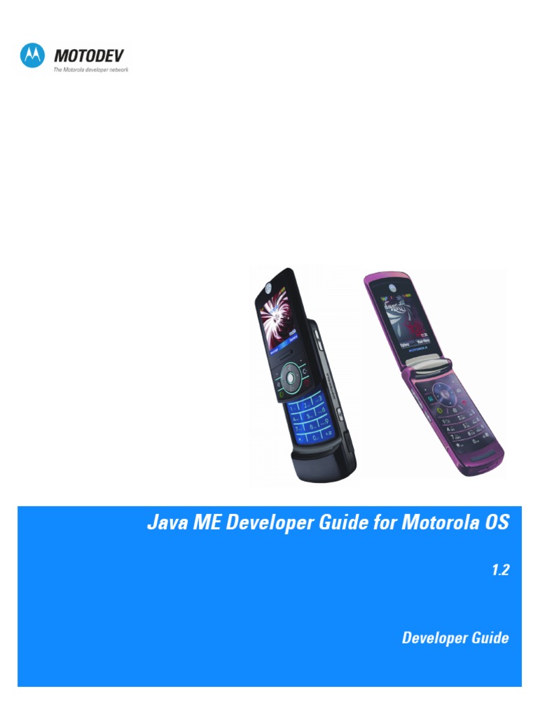 Motorola OS Developer Guide | PDF | Integrated Development Environment ...