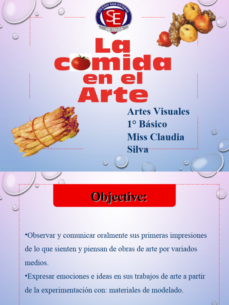 LA-COMIDA-EN-EL-ARTE-1° | Descargar gratis PDF | Naturaleza muerta ...
