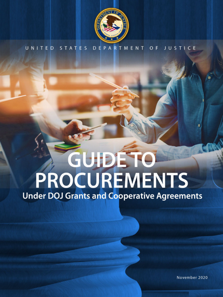 Doj Guide To Procurement Procedures | PDF | Procurement | Auction