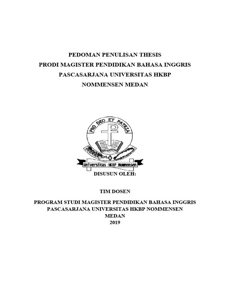 PANDUAN & PEDOMAN PENULISAN THESIS 2019 | PDF