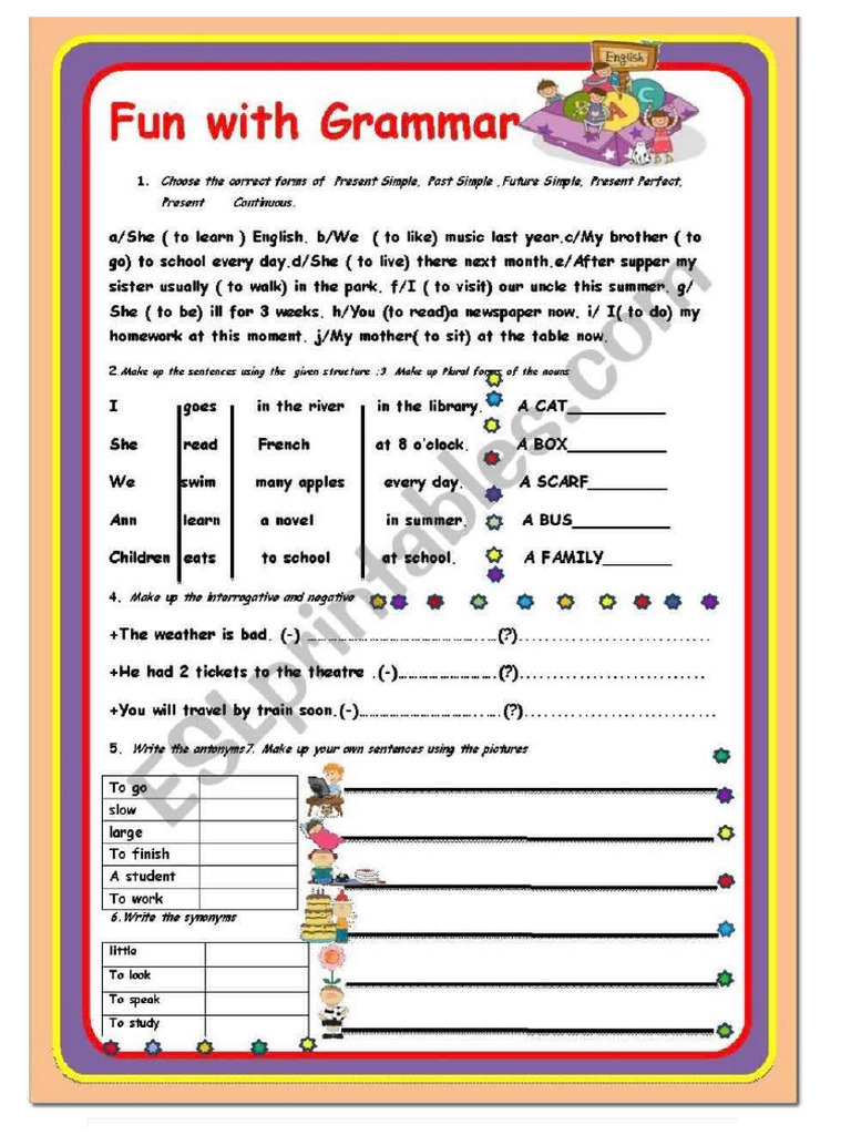 fun with grammar | PDF