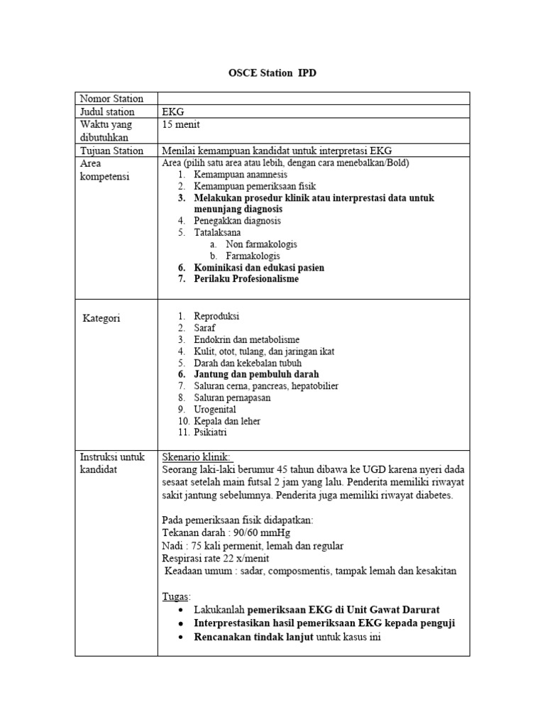 OSCE IPD EKG-ACS-laptop | PDF