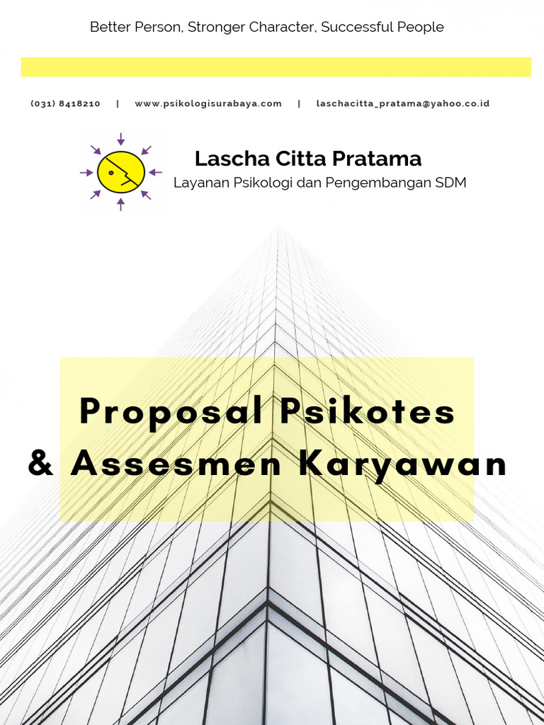 Proposal Psikotest And Assesmen Karyawan 2024 A4 Pdf