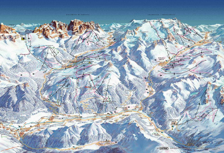 Val Di Sole Piste Map 2018 | PDF