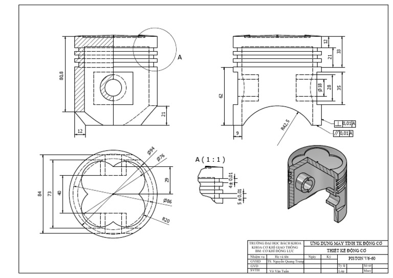 BẢN-VẼ-PISTON-V6-60-KKKK VVT | PDF