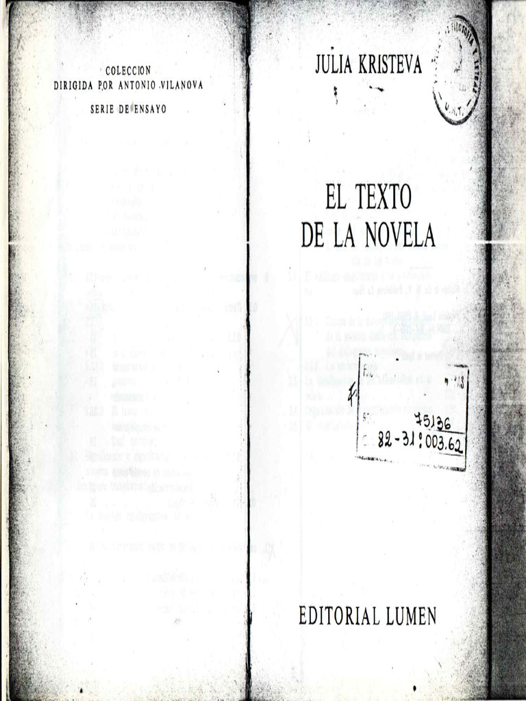 Kristeva Texto e Intertexto | PDF