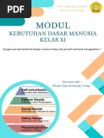 Kel 3 - Makalah Pemenuhan Kebutuhan Dasar Manusia | PDF | Karier & Perkembangan | Pengembangan Diri