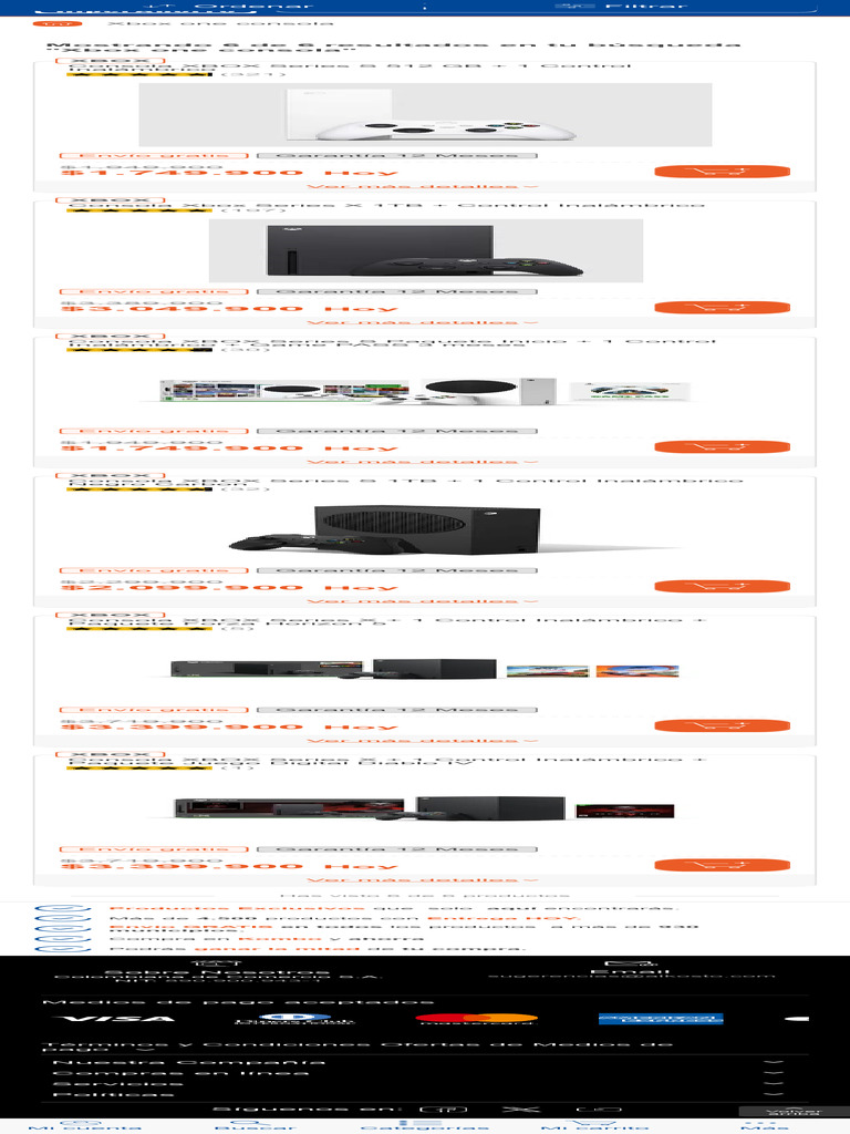 Resultados de la búsqueda Xbox one consola Alkosto Hiperahorro | PDF | Xbox | Videojuegos