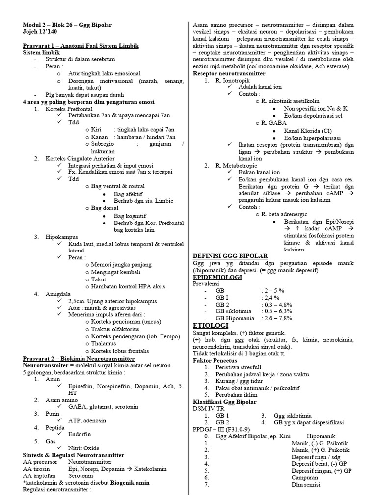 Modul 2 - GGG Bipolar | PDF