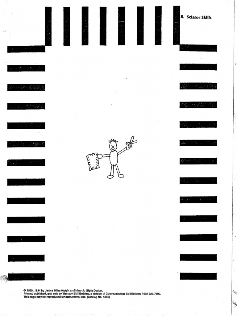 Scissor Skills Worksheets | PDF