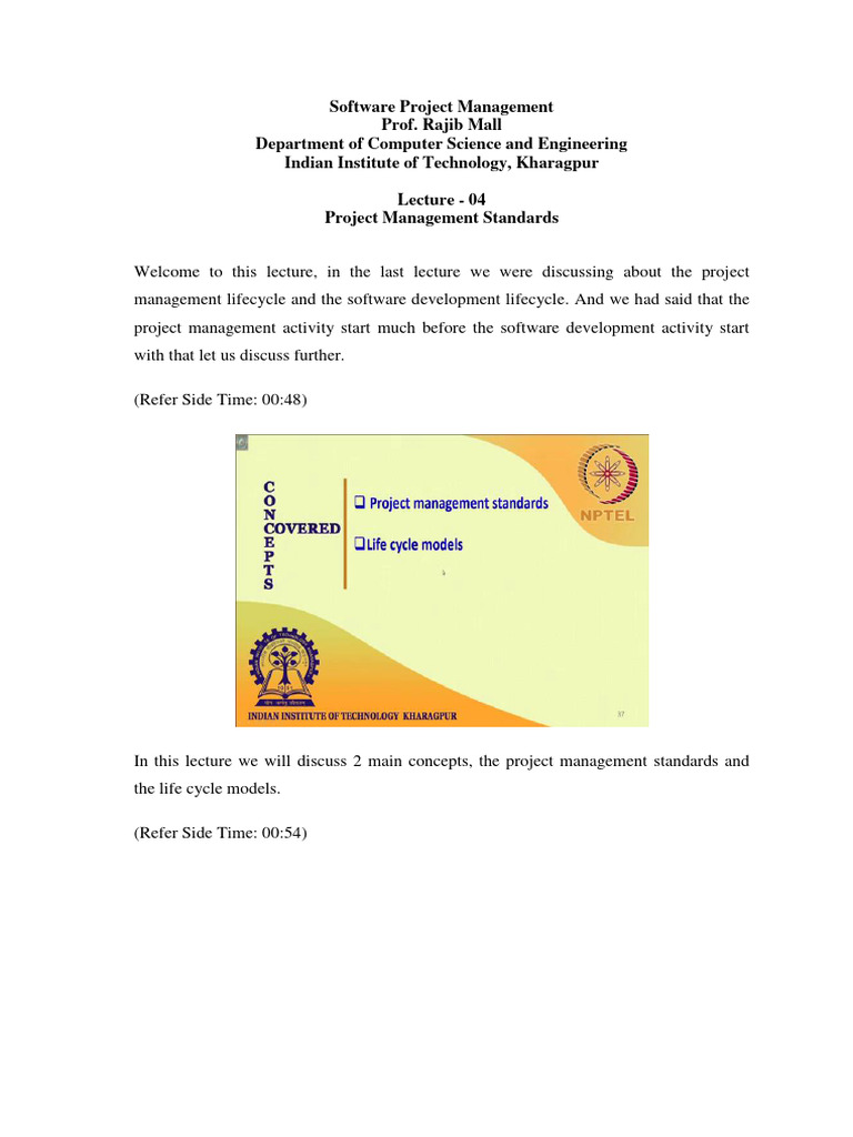 Lec 4 | Download Free PDF | Project Management | Software Development ... Lec 4 | Download Free PDF | Project Management | Software Development ...