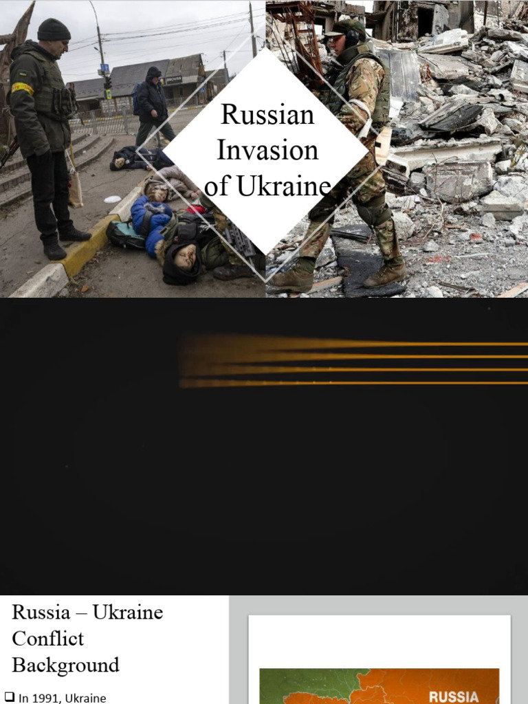 Ukraine War Presentation | PDF | Ukraine | Russia