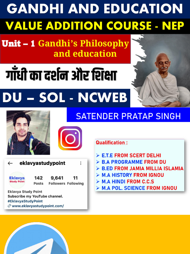 Gandhi Unit 1 | PDF