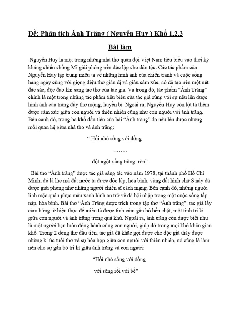 Ánh Trăng KH 1,2,3 | PDF