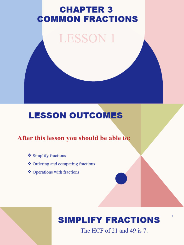 Common Fractions | PDF