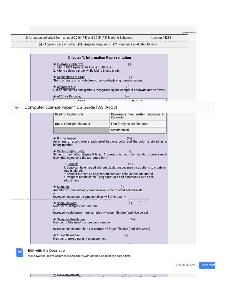 CS short Notes | Download Free PDF | Random Access Memory | Computer ...