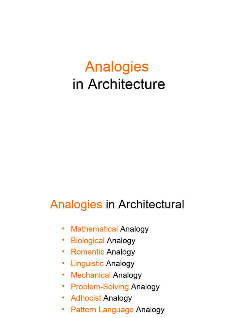 Lec 07 Analogies In Design Download Free Pdf Analogy Linguistics