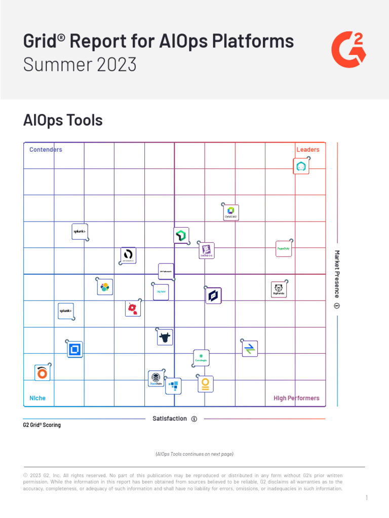 Grid Report For AIOps Platforms | PDF | Cloud Computing | Application ...