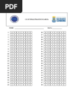 Modelo de Gabarito 60 Questoes | PDF
