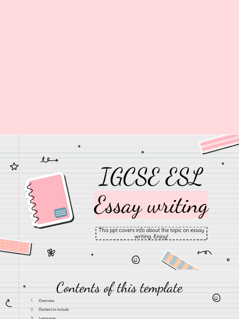 IGCSE ESL Essay Writing Guide | PDF | Essays | Argument