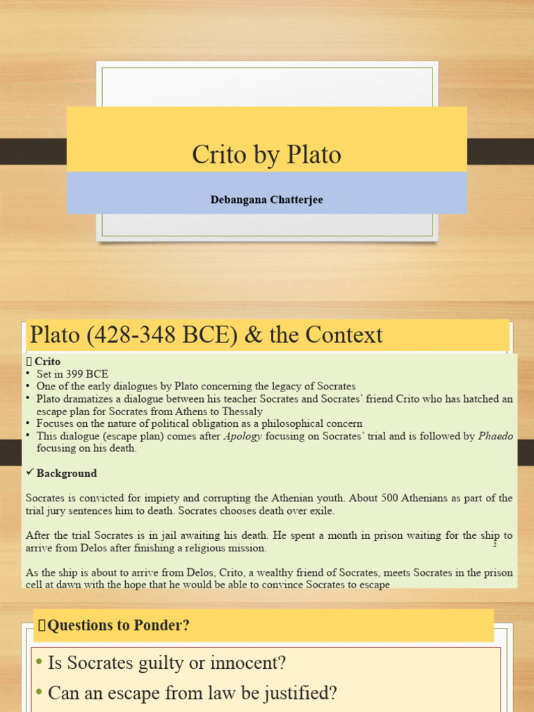 Pol Sci II-Plato - PPT 2 | PDF | Socrates