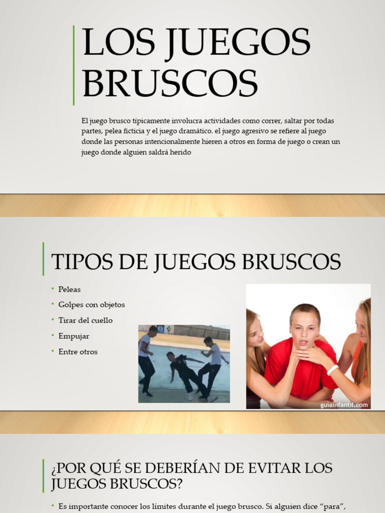 Consecuencias de los Juegos Bruscos | PDF