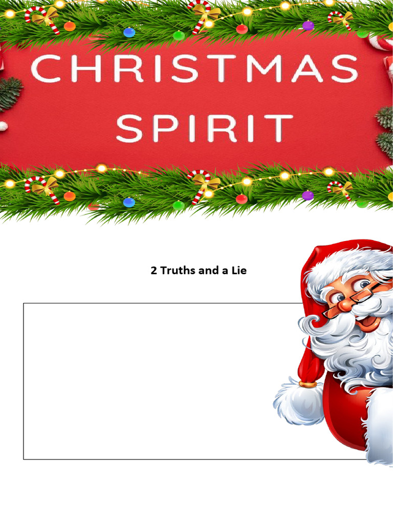 Booklet - Christmas Spirit | PDF | Christmas | Advent