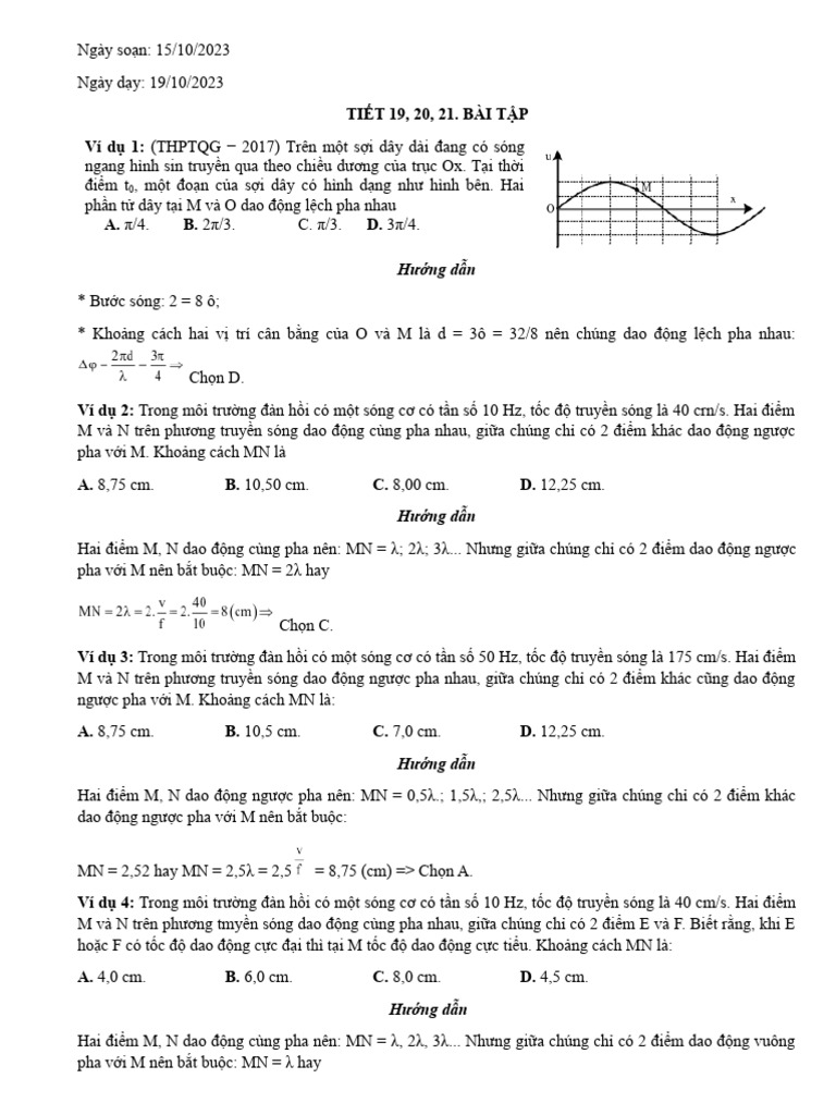 19 20 21 Bai Tap | PDF