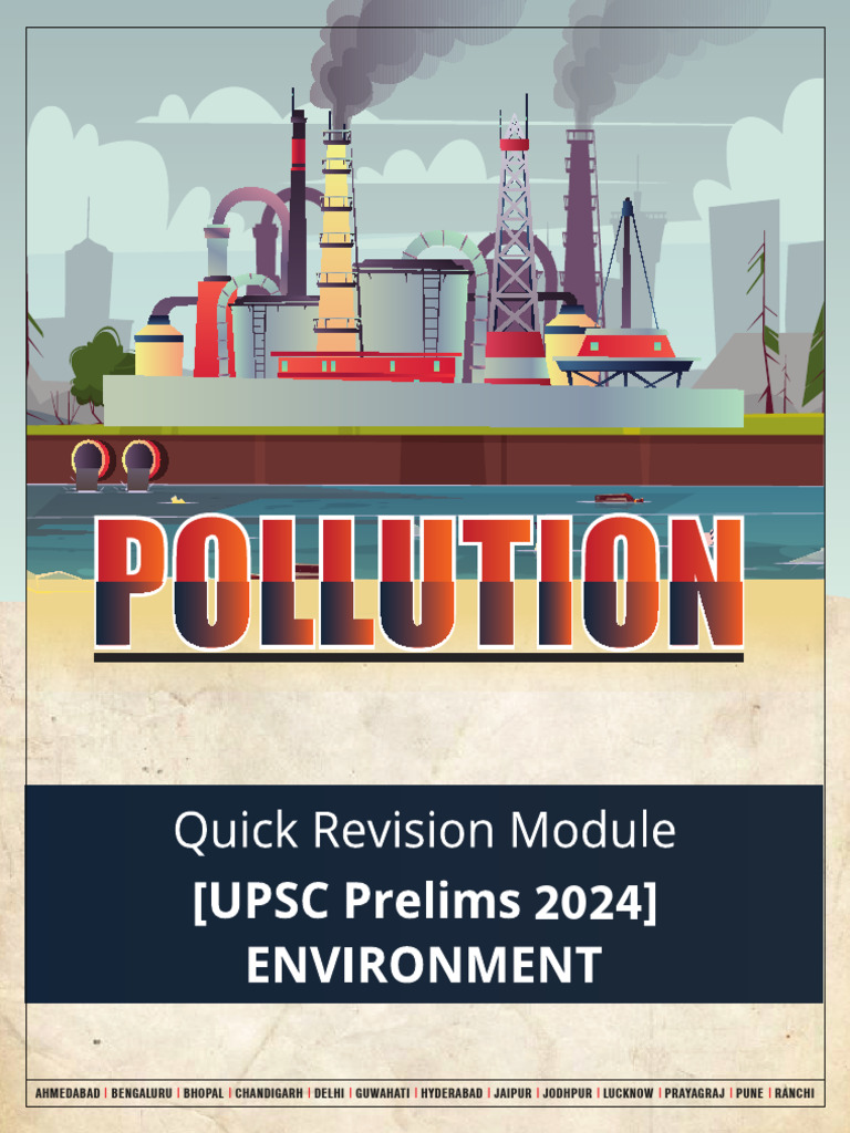 VisionIAS Quick Revision Material December 2024 Pollution | PDF | Pollution | Environmental Issues