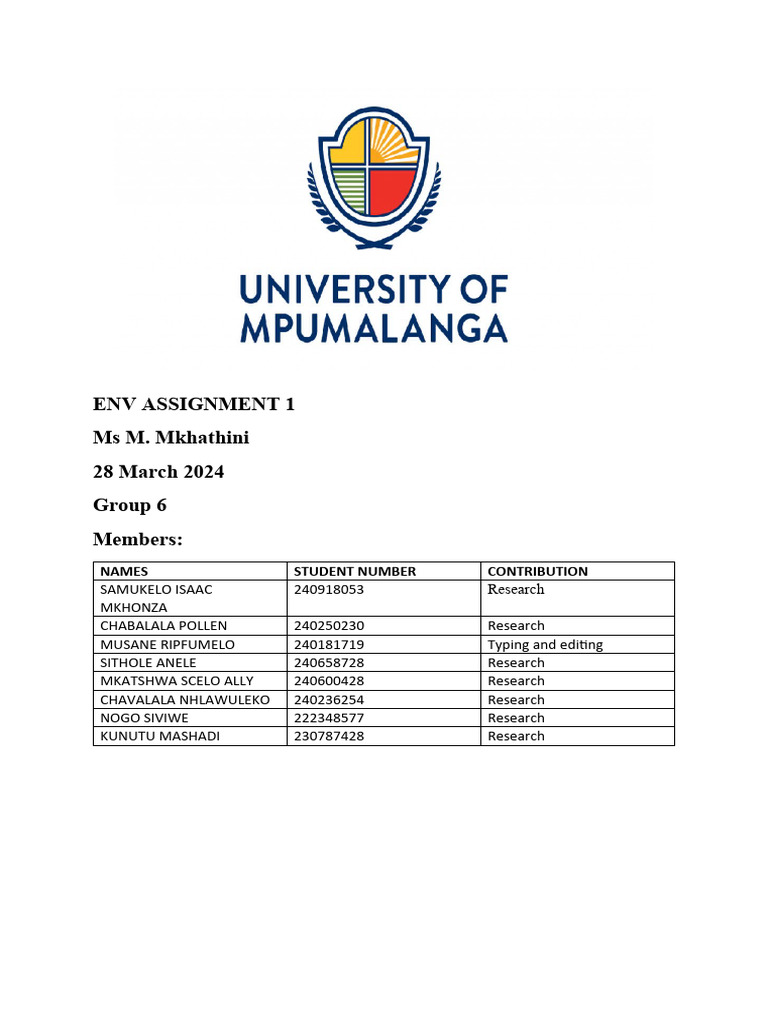 Env 1 | PDF | Mathematical Model | Expert