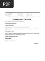 Pelvic Ultrasound Report Template | PDF