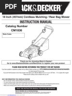 Drum Mower Manual BDR 135 165 185 012324 | PDF | Tractor | Mower
