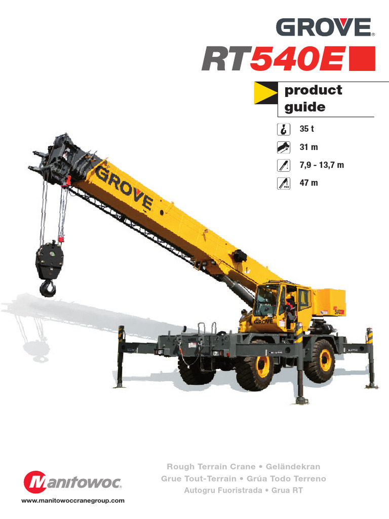 Grove 540e | PDF | Brake | Mechanical Engineering