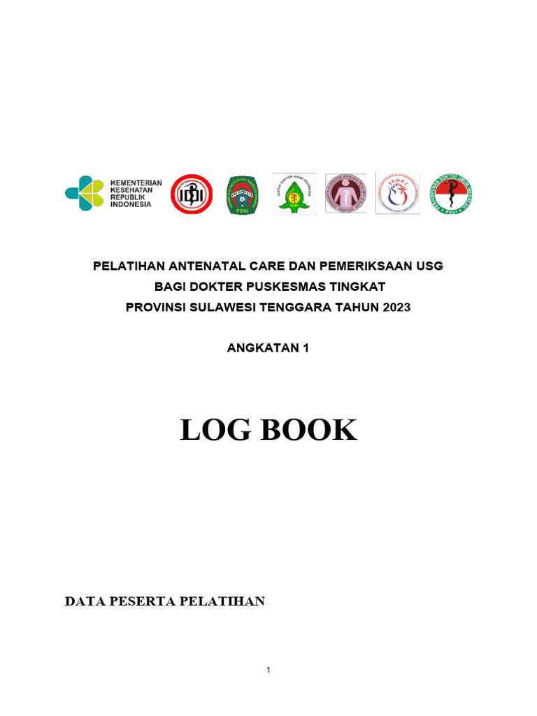 Logbook Peserta Sesi OJT Maternal | PDF
