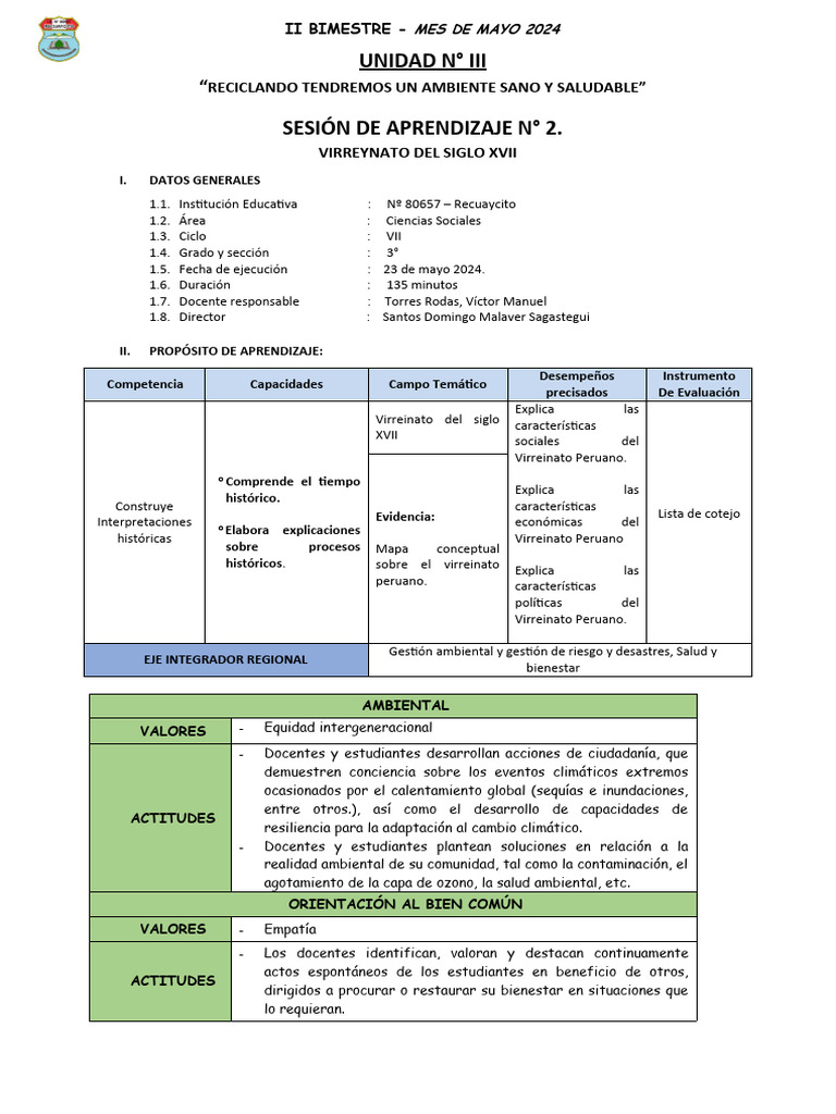 Unidad III Sesión 1 | PDF | Aprendizaje | Evaluación
