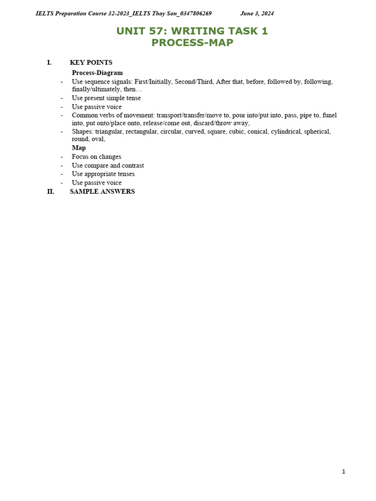 U57 Writing Task 1 Process Map | PDF | Concrete | Cement