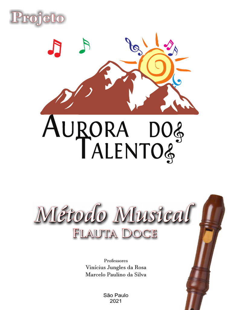 Apostila Flauta Doce Aurora Dos Talentos 1 | PDF