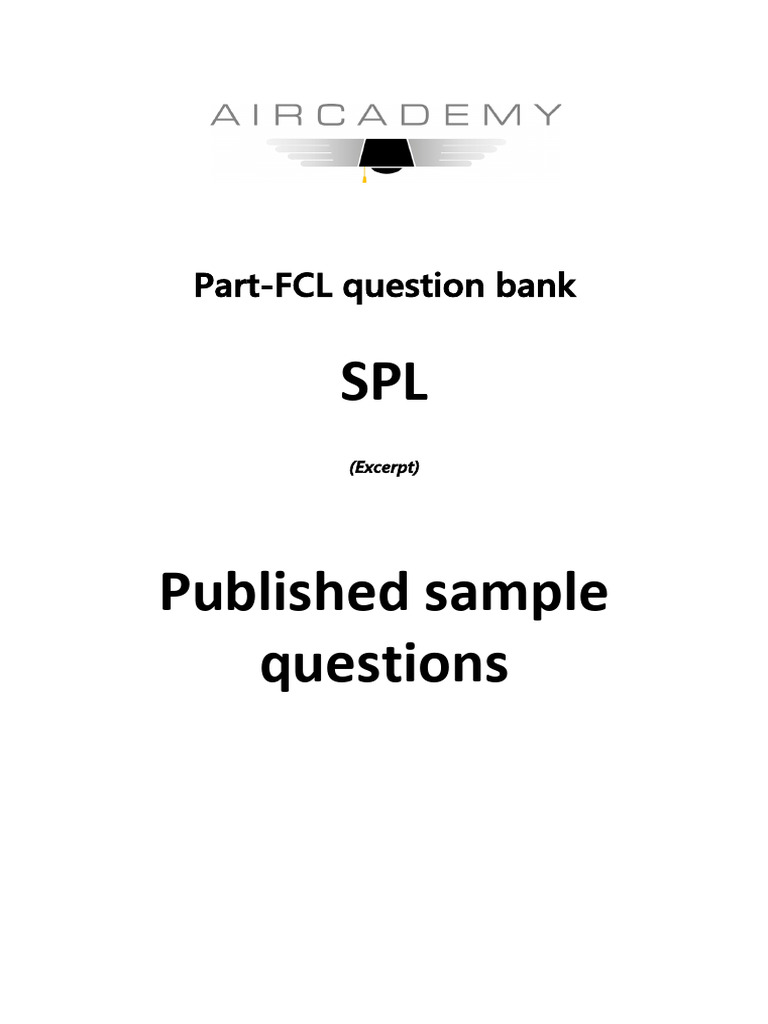 SPL ECQB PPL 51 PFA en | PDF | Flight Control Surfaces | Drag (Physics)