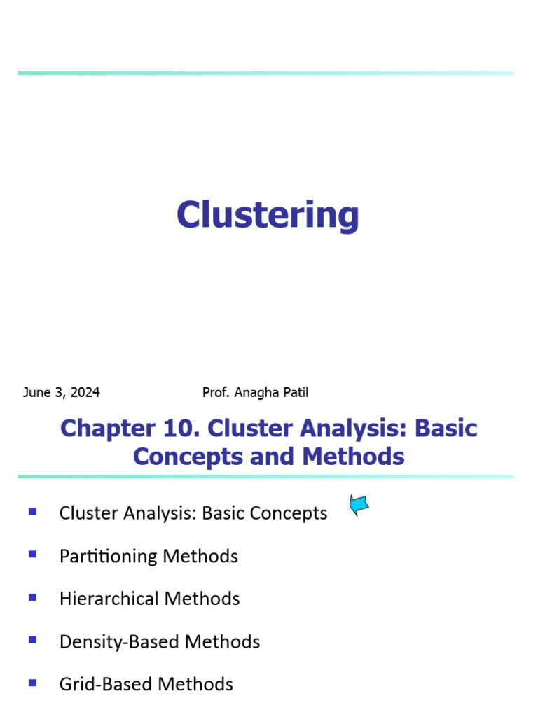 05 Clustering | PDF | Cluster Analysis | Applied Mathematics