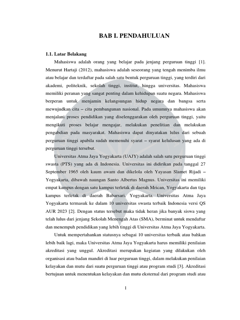 PENERAPAN ALGORITMA DECISION TREE C4.5190710288 - Bab 1 | PDF